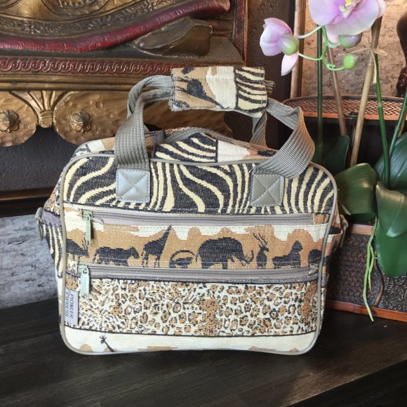 Bags | Vintage Wine Embroidery Weekender Satchel Luggage | Poshmark